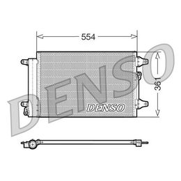DENSO Kondensator, Klimaanlage dcn32015 f&uuml;r VAG VW