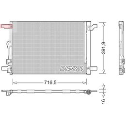 DENSO Kondensator, Klimaanlage dcn32024 f&uuml;r VAG VW