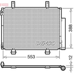DENSO Kondensator, Klimaanlage dcn47007 f&uuml;r Suzuki
