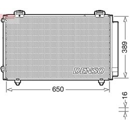 DENSO Kondensator, Klimaanlage dcn50023 f&uuml;r TOYOTA