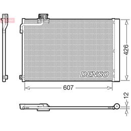 DENSO Kondensator, Klimaanlage dcn17064 f&uuml;r Mercedes