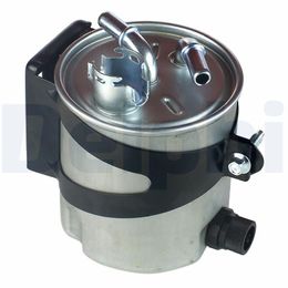 DELPHI Kraftstofffilter hdf577 mit Schnellkupplung 130mm f&uuml;r RENAULT