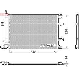 DENSO Kondensator, Klimaanlage dcn33017 f&uuml;r Volvo