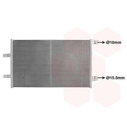 Van Wezel Kondensator, Klimaanlage 43015706 f&uuml;r RENAULT