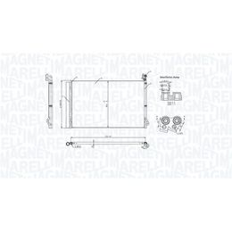 MAGNETI MARELLI Kondensator, Klimaanlage 350203107900 f&uuml;r Tesla