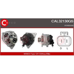 Casco Generator cal32130gs f&uuml;r HYUNDAI KIA