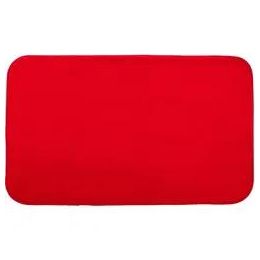 G&ouml;zze Badematte G&Ouml;ZZE "Rio Premium", rot, H:18mm, Polyester, Badematten, Badematte, Badteppich, Uni Farben, waschbar, rechteckig & rund erh&auml;ltlich