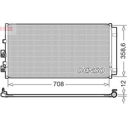 DENSO Kondensator, Klimaanlage dcn10062 f&uuml;r Ford