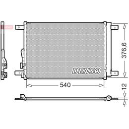 DENSO Kondensator, Klimaanlage dcn32033 f&uuml;r VW