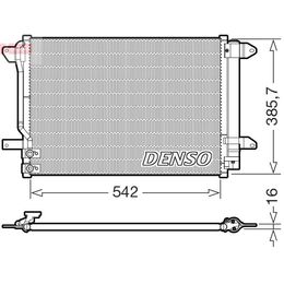 DENSO Kondensator, Klimaanlage dcn32072 f&uuml;r VW