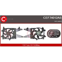 Casco Elektromotor, K&uuml;hlerl&uuml;fter cef74012as f&uuml;r FIAT