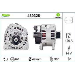 Valeo Generator NEW ORIGINAL PART 439326 f&uuml;r Ford Skoda