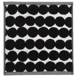 Seiftuch Marimekko "R&Auml;SYMATTO", wei&szlig;,schwarz, B:30cm L:30cm, Frottee, Baumwolle, Handt&uuml;cher, 100% Baumwolle, weich, 30 x 30 cm
