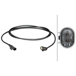 Hella Sensor, Raddrehzahl 6pu012679141 Hinterachse f&uuml;r Mercedes