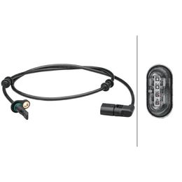 Hella Sensor, Raddrehzahl 6pu012679471 Hinterachse f&uuml;r Mercedes