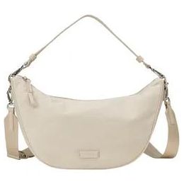 Marc O'Polo Hobo "Elina", Herren, Gr. B/H/T: 39cm x 23cm x 11cm, creme, Polyamid, MARC O'POLO ACCESSORIES, unifarben, Taschen Hobo, Damen Umh&auml;ngetasche, Beuteltasche, Schultertasche mit Rei&szlig;verschluss