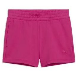 Sporthose Puma "Essentials Cat Logo 4&rsquo;&rsquo; Shorts Damen", Herren, Gr. M, Normalgr&ouml;&szlig;en, pink, Obermaterial: 68% Baumwolle, 32% Polyester. Tasche &ndash; Oben: 100% Baumwolle, unifarben, regular fit, Hosen Sporthose