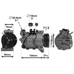 Van Wezel Kompressor, Klimaanlage 5900k183 f&uuml;r Volvo