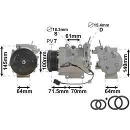Van Wezel Kompressor, Klimaanlage 2500k235 f&uuml;r HONDA