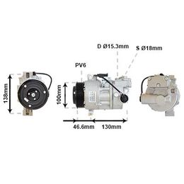 Van Wezel Kompressor, Klimaanlage 0600k319 f&uuml;r BMW
