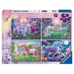 Puzzle Ravensburger "Magische Einh&ouml;rner", bunt, Puzzles, KinderB:36cm H:26cm, Pappe, Motiv, Made in Europe, B:36cm H:26cm