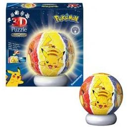 Puzzleball Ravensburger "Nachtlicht Pok&eacute;mon", bunt, Puzzles, KinderB:13cm H:15,9cm T:13cm, Kunststoff, Motiv, beleuchtet, B:13cm H:15,9cm T:13cm