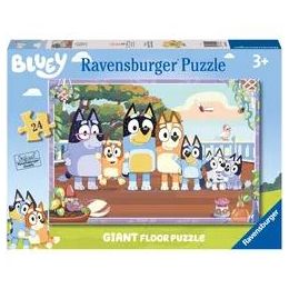 Puzzle Ravensburger "Bluey, Familienzeit", bunt, Puzzles, KinderB:69cm H:49cm, Pappe, Motiv, Made in Europe, B:69cm H:49cm