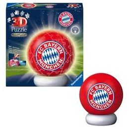 Puzzleball Ravensburger "Nachtlicht FC Bayern M&uuml;nchen", bunt, Puzzles, KinderB:13cm H:15,9cm T:13cm, Kunststoff, Motiv, beleuchtet, B:13cm H:15,9cm T:13cm