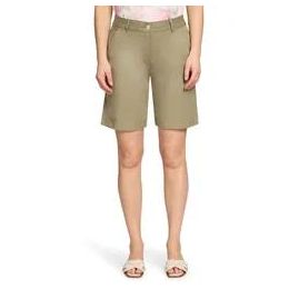 Stoffhose Betty Barclay "Damen mit Eingrifftaschen", Damen, Gr. 38, Normalgr&ouml;&szlig;en, soft olive, Obermaterial: 97% Baumwolle, 3% Elasthan, Basic, straight fit kurz, Hosen Stoffhose