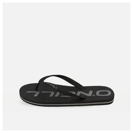 O`Neill Sandale O'NEILL "PROFILE LOGO SANDAL MEN LOW", Herren, Gr. 43, schwarz, Synthetik, Schuhe Sandale
