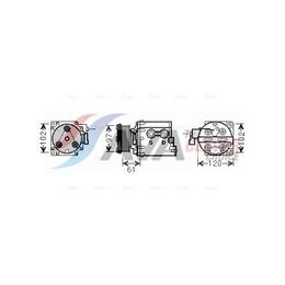 AVA QUALITY COOLING Kompressor, Klimaanlage fdak436 f&uuml;r Ford