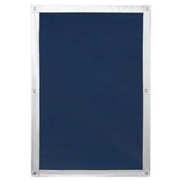 Dachfensterrollo LICHTBLICK ORIGINAL "Haftfix Hitzeschutz Abdunkelung" Gr. 1, blau, B:94cm H:119cm, Polyester, Rollos, mit Thermobeschichtung, mit Saugnapf