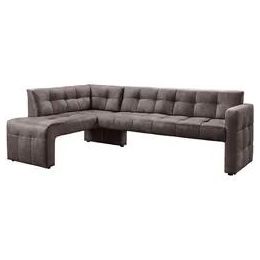 Essbank exxpo - SOFA FASHION "Barista, bequem und elegant, hohe Bodenfreiheit", chocolate, B:245cm H:83cm T:159cm, Sitzb&auml;nke, Essbank, Eckbank Barista bequem und elegant, hochwertige Detailverarbeitung