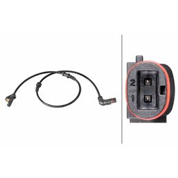 Hella Sensor, Raddrehzahl 6pu358216631 Vorderachse f&uuml;r Mercedes