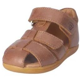 Sandale Pepino BY RICOSTA "Jonny WMS: mittel", M&auml;dchen, Gr. 24, caramel, Leder, Schuhe Sandale, Babyschuh mit Klett, Gr&ouml;&szlig;enschablone zum Download