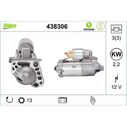 Valeo Starter NEW STOP&START ORIGINAL PART 438306 f&uuml;r Volvo GEELY