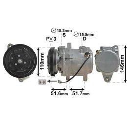 Van Wezel Kompressor, Klimaanlage 2901k157 f&uuml;r SMART