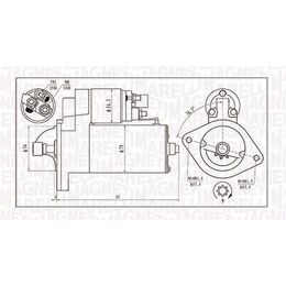 MAGNETI MARELLI Starter 063721135010 f&uuml;r TOYOTA