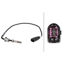Hella Sensor, Abgastemperatur 6pt358181161 f&uuml;r VW
