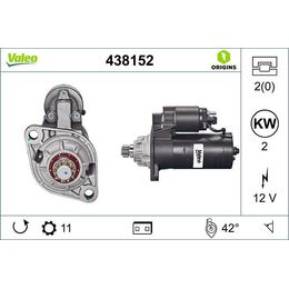 Valeo Starter 438152 f&uuml;r Ford Skoda VW Audi