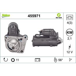 Valeo Starter 455971 f&uuml;r Opel Volvo Vaughall Suzuki RENAULT