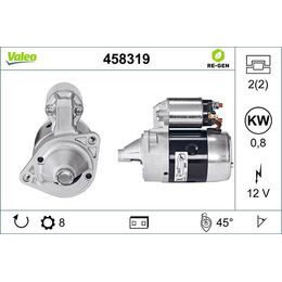 Valeo Starter 458319 f&uuml;r Suzuki Opel (CHANGHE) MITSUBISHI Subaru