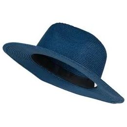 Sonnenhut styleBREAKER "Panama Strohhut - Knautschhut", Damen, blau (dunkelblau), Obermaterial: 100% Papierstroh PAS., Modisch, H&uuml;te