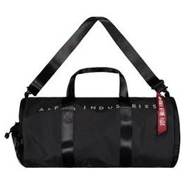 Tragetasche Alpha Industries "Ripstop Packable Gym Bag", schwarz, Obermaterial: 100% Nylon, Taschen