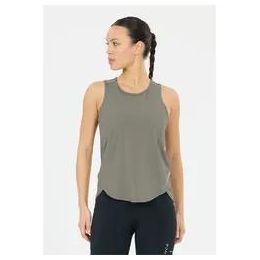 Funktionstop Endurance "Barrbara", Damen, Gr. 48, dunkelgrau, 89% Polyamid, 11% Elasthan, unifarben, normal, Rundhals, Tops, 4-Wege Stretch