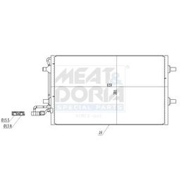 MEAT & DORIA MEAT & DORIA Kondensator, Klimaanlage 991035 f&uuml;r Volvo