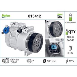 Valeo Kompressor, Klimaanlage NEW ORIGINAL PART 813412 f&uuml;r BMW (BRILLIANCE)