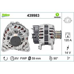 Valeo Generator NEW ORIGINAL PART 439983 f&uuml;r DACIA NISSAN
