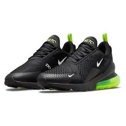 Sneaker Nike SPORTSWEAR "AIR MAX 270 ESS", Herren, Gr. 44, schwarz, wei&szlig;, volt, reflect silber, Synthetik, Textil, Schuhe Sneaker