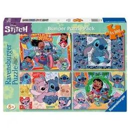Puzzle Ravensburger "Disney Stitch, Aloha", bunt, Puzzles, KinderB:36cm H:26cm, Pappe, Motiv, Made in Europe, B:36cm H:26cm